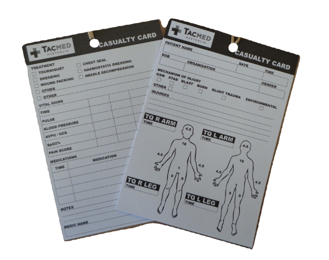 Tacmed Casualty ID Card – TacMed Australia
