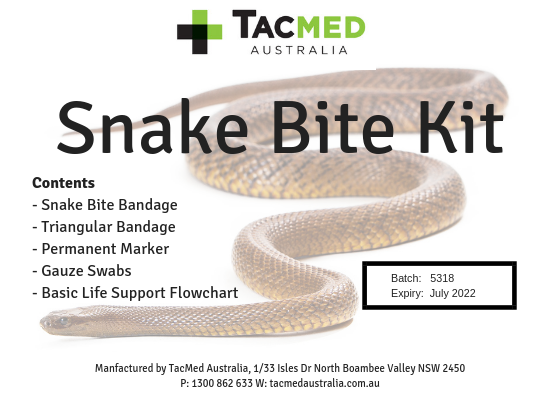 Snake Bite Kits - Comprehensive Snake Bite First Aid Kits – TacMed ...